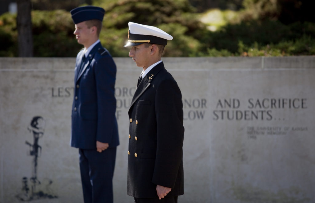 Kansas University ROTC cadets fill shifts at memorials | News, Sports ...